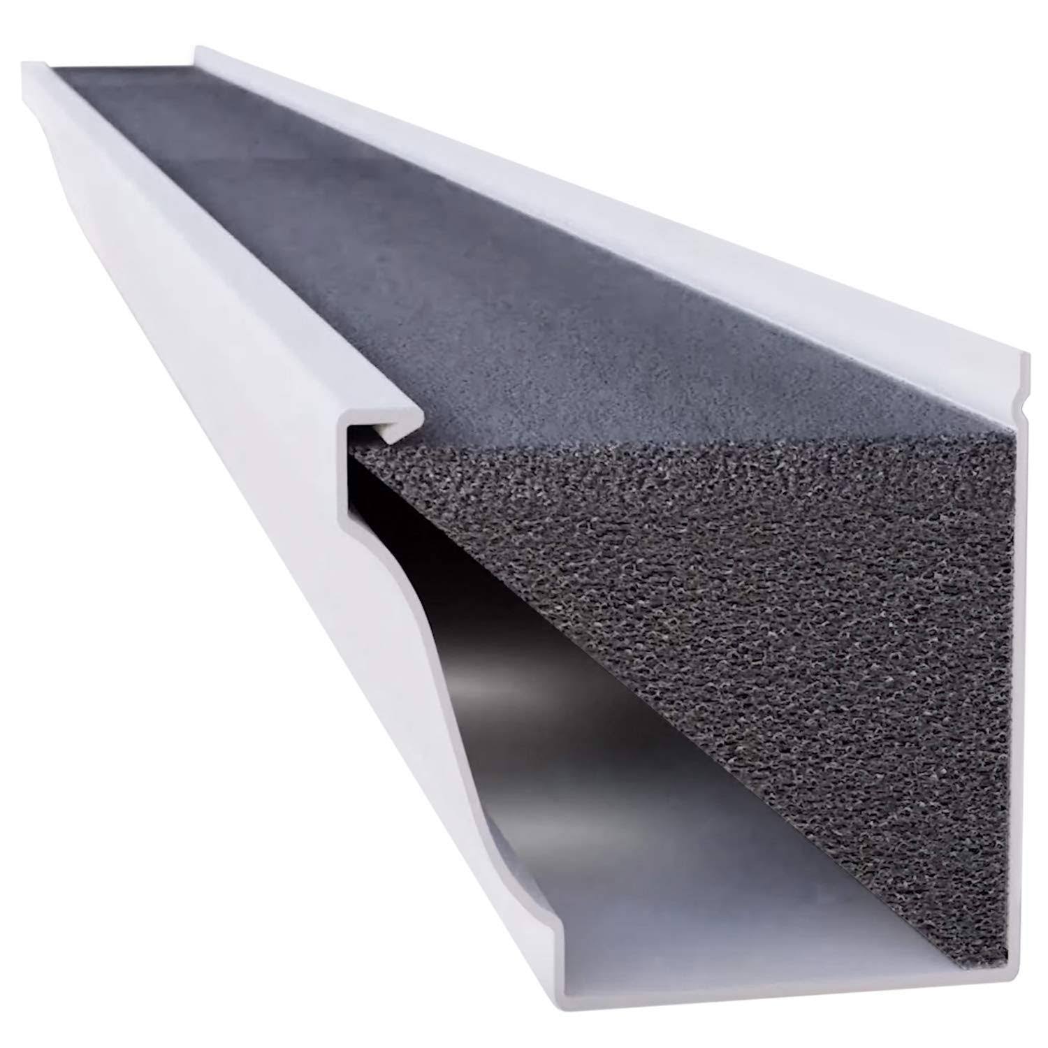 GUTTERSTUFF GSP-K6FR-8box-DS Foam Gutter Filter Insert, 6-Inch ...