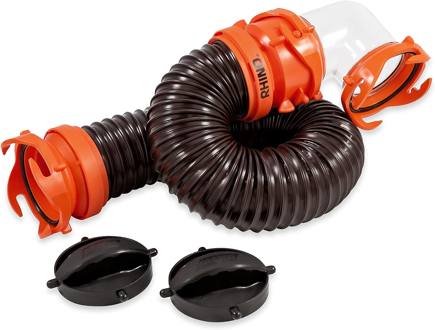 Camco Rhino Heavy Duty 21 Gallon Portable Waste Holding Hose and ...