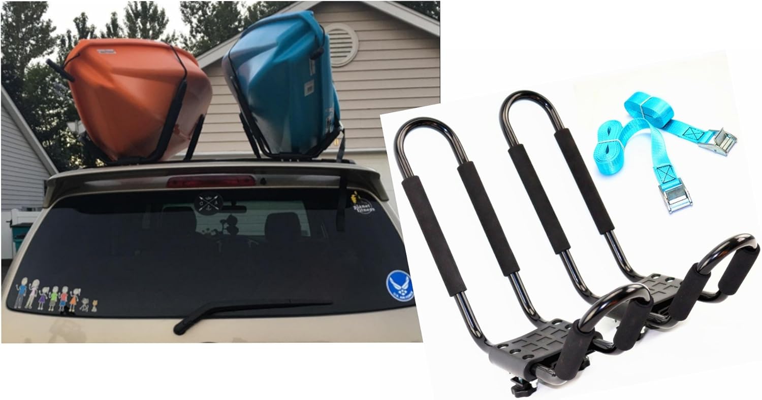 Mrhardware A01 Kayak Roof Rack for SUV Car Top Roof Mount Carrier J ...