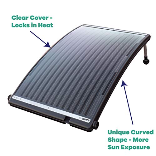 GAME 4721-BB SolarPRO Curve Solar Pool Heater, Made for Intex & Bestway ...