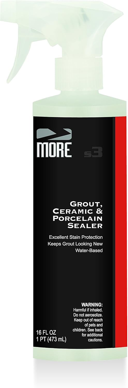MORE Surface Care MGS16 Grout, Ceramic & Porcelain Sealer - Water Based ...