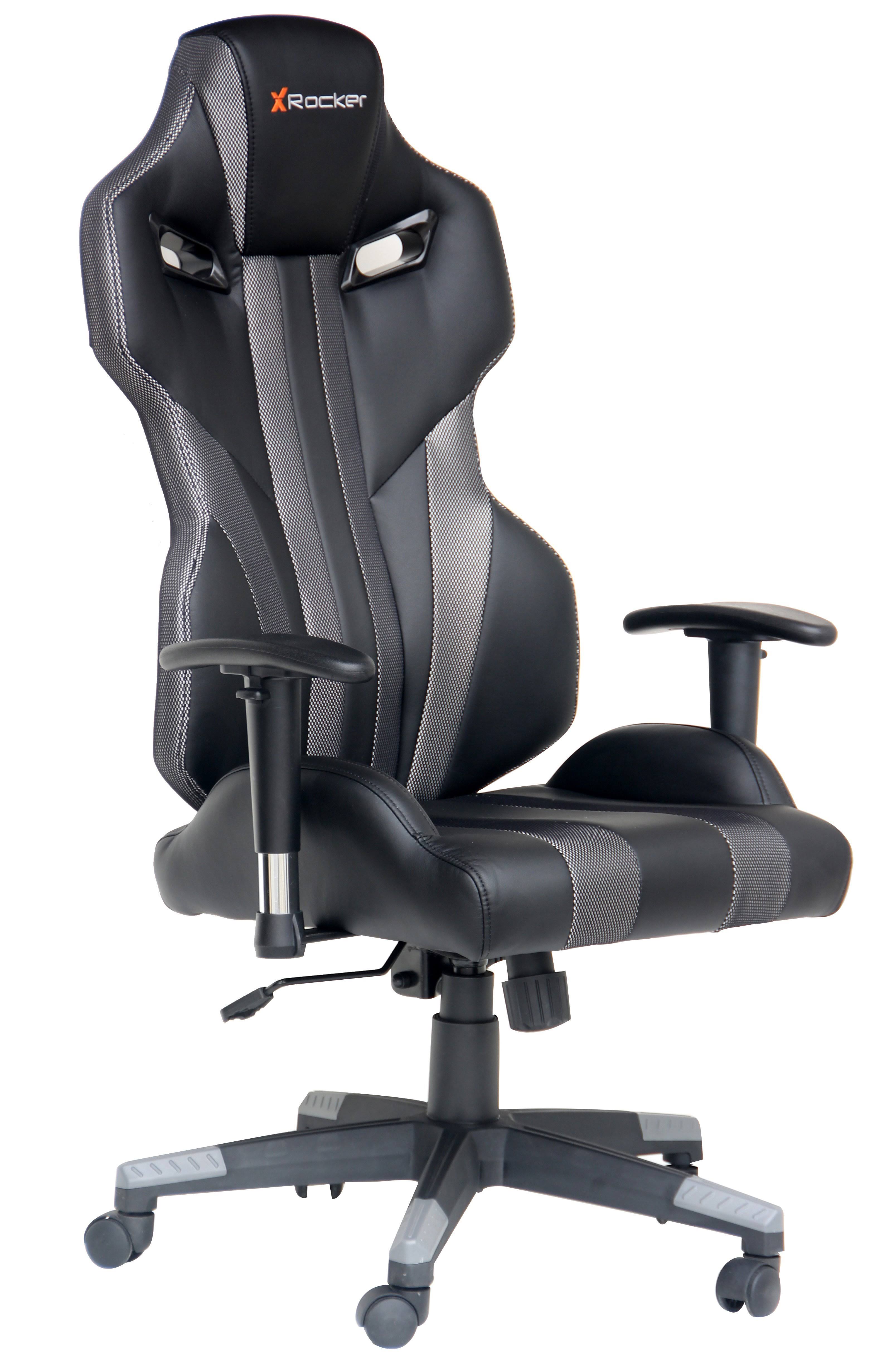 x Rocker Pcxr1 PC Gaming Chair - Black - Revivalcandy