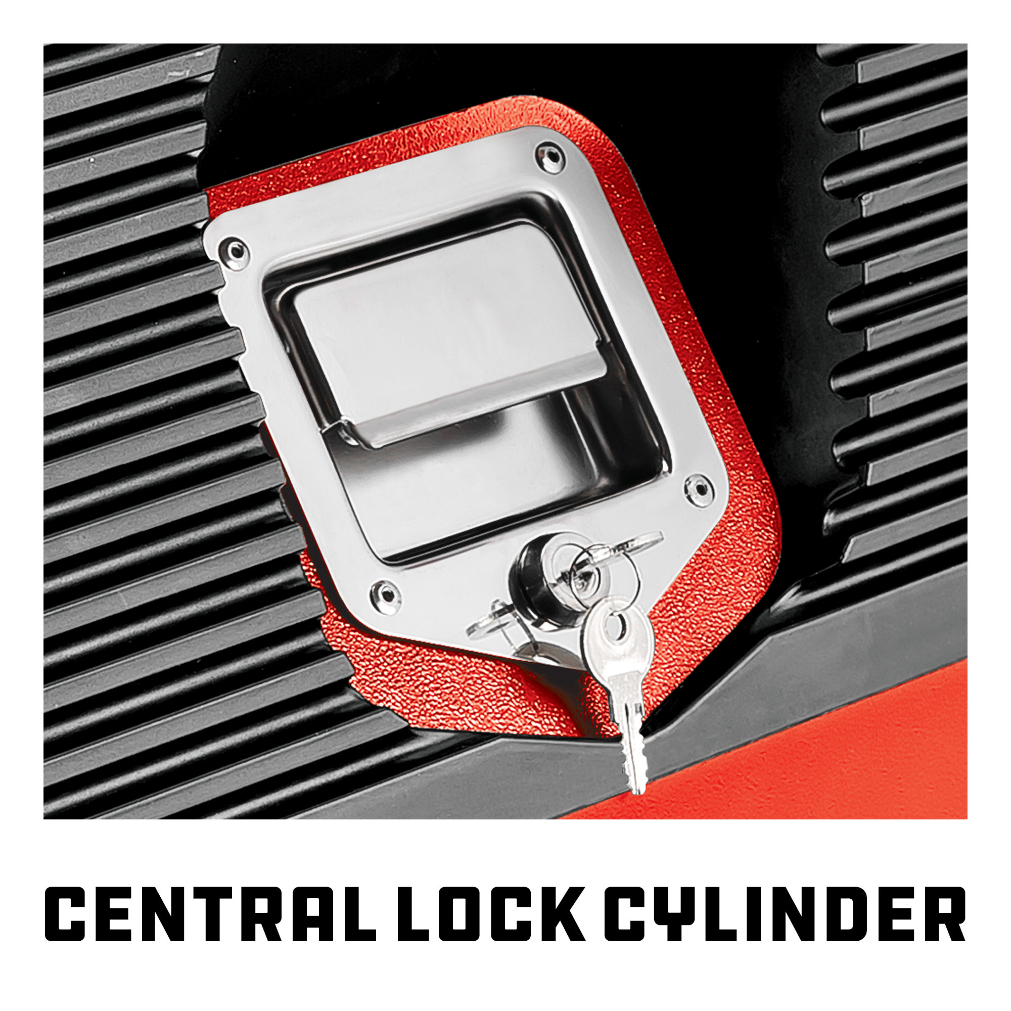 Powerbuilt, 26in. Rapid Box Portable Slant Front Toolbox-Red, Color ...