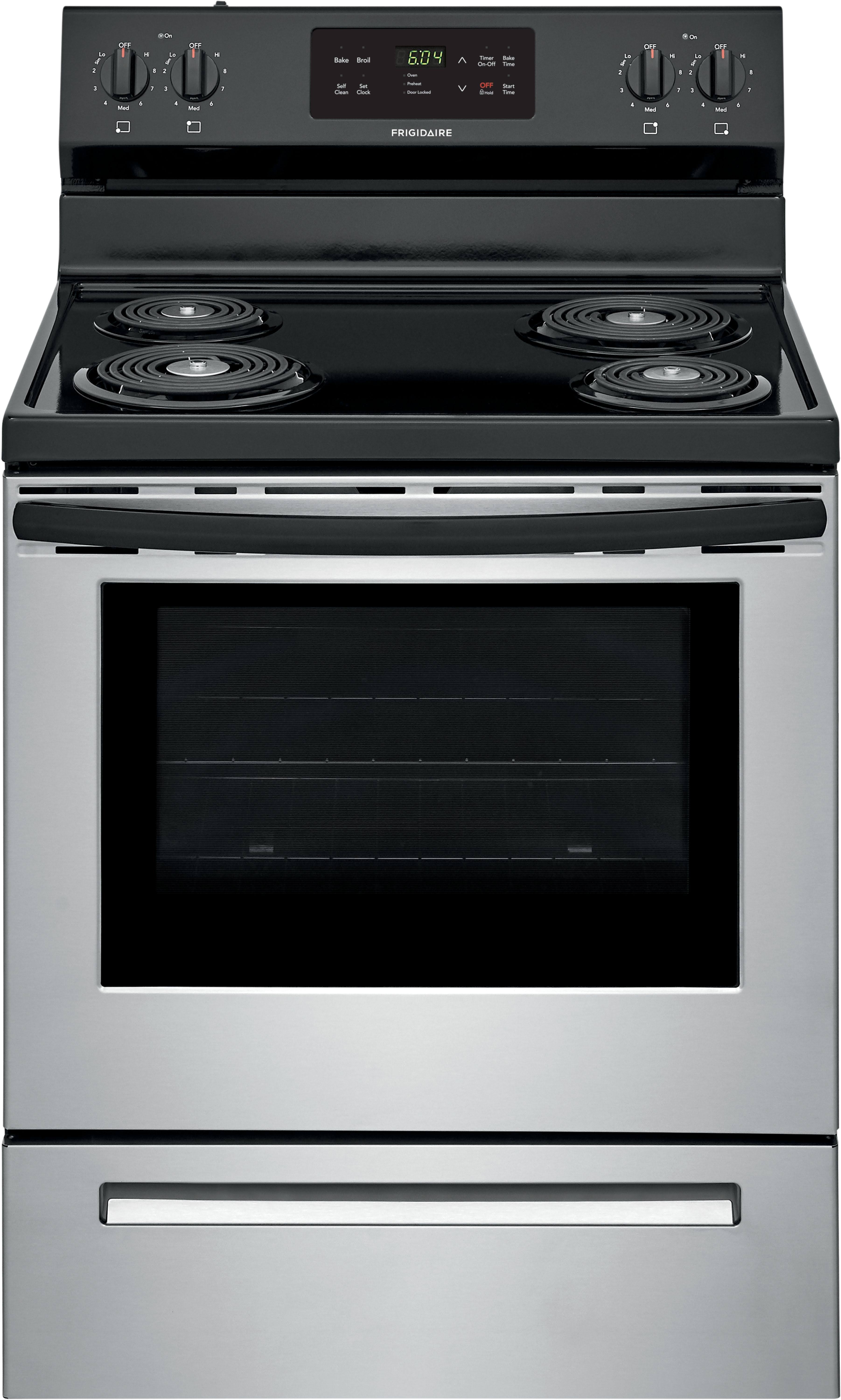 Frigidaire 30x22 Freestanding Electric Range Stainless Steel FFEF3016VS ...