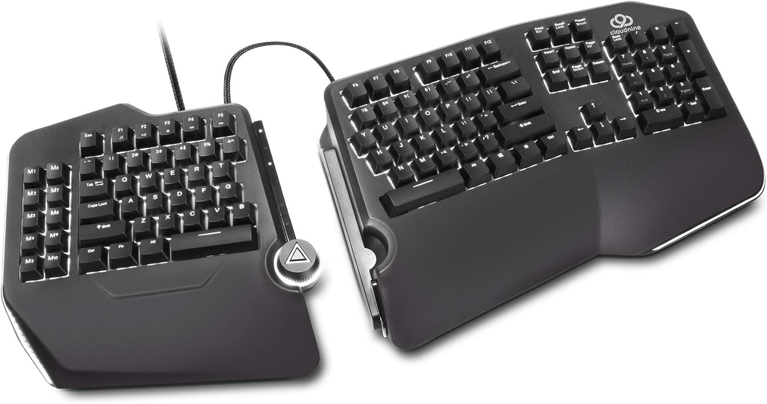 Computer Accessories & Peripherals C989 Ergonomic Mechanical Keyboard ...