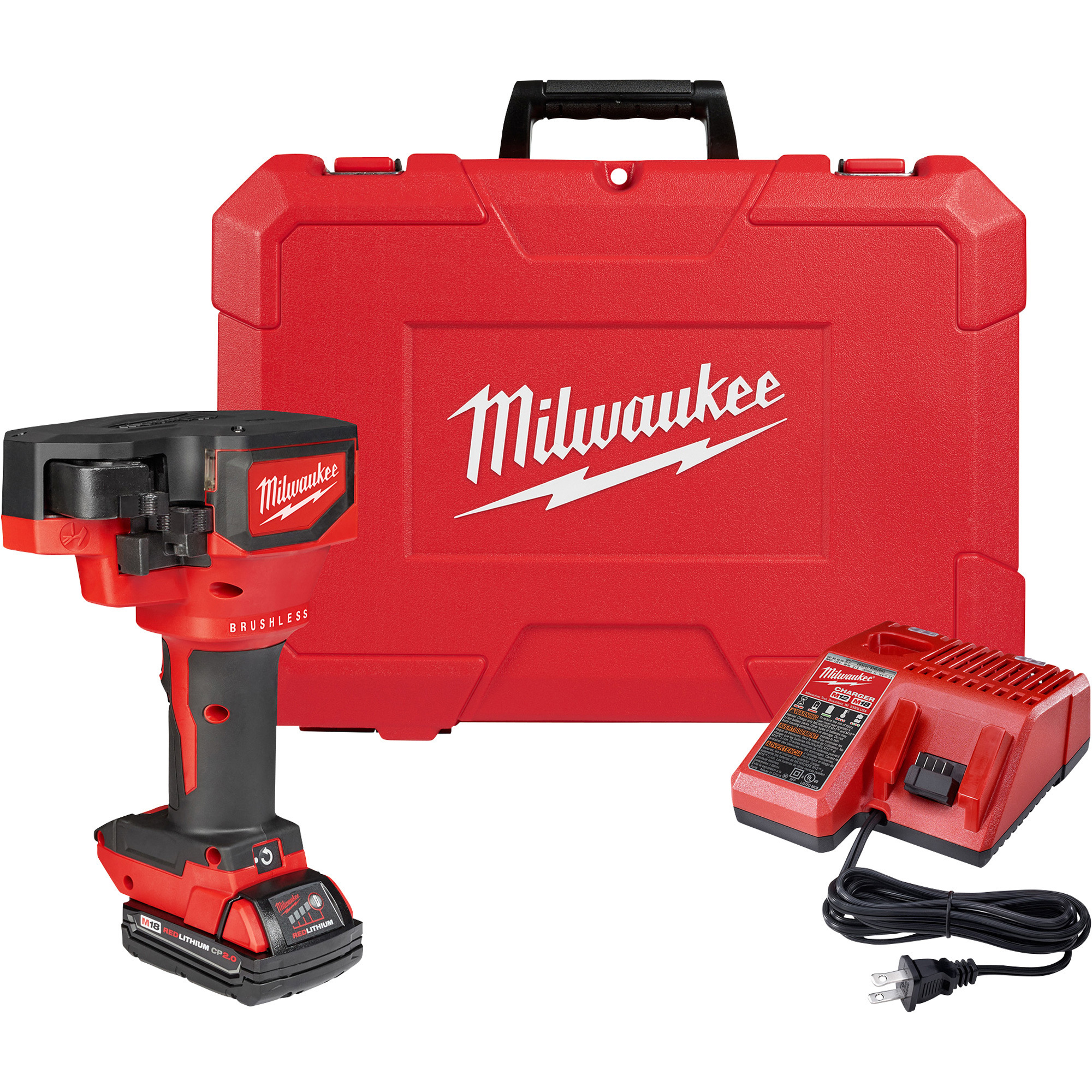 Milwaukee M18 Brushless Threaded Rod Cutter Kit, One Battery, Model ...