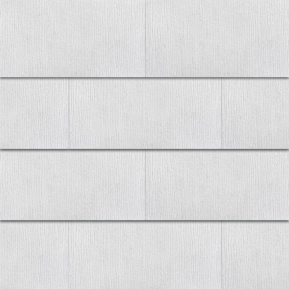 GAF WeatherSide Purity Straight 12 in. x 24 in. Fiber Cement Shingle ...