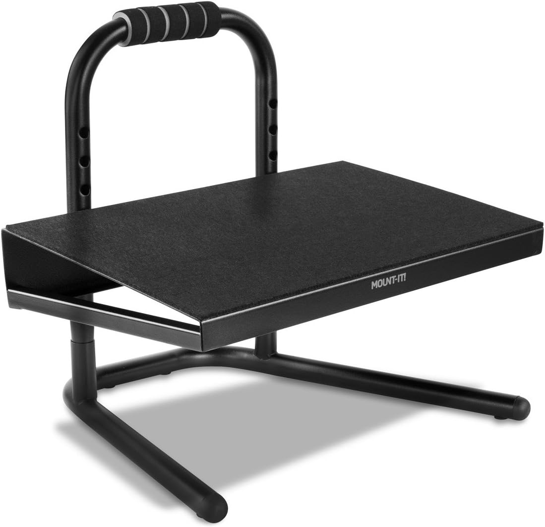 Mount-It! Height Adjustable Foot Rest for Standing and Sitting ...
