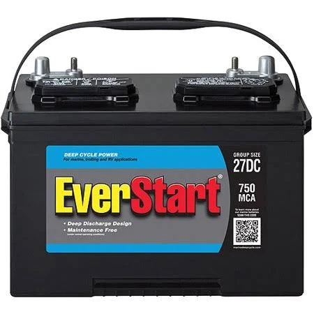 Everstart Lead Acid Marine/RV battery, Group 27dc - Lorphan