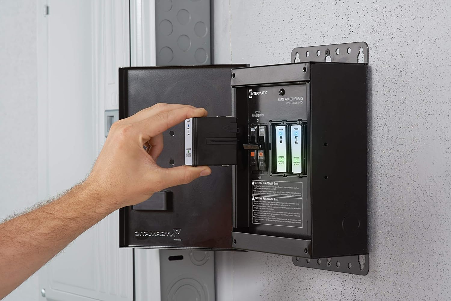 Intermatic Smart Guard IG2240-IMSK Whole Home Surge Protector,Black ...