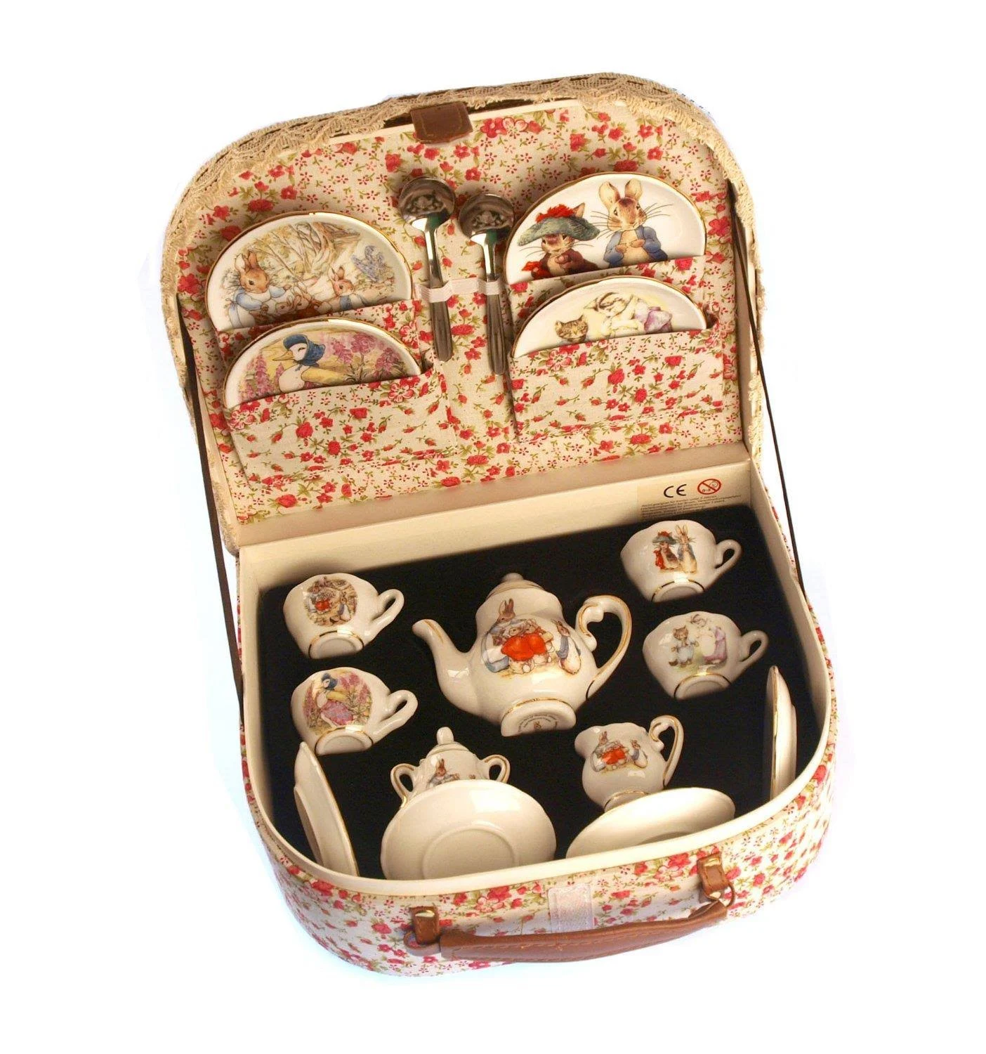 Beatrix Potter Tea Set Peter Rabbit u0026 Friends by Reutter Porcelain ...