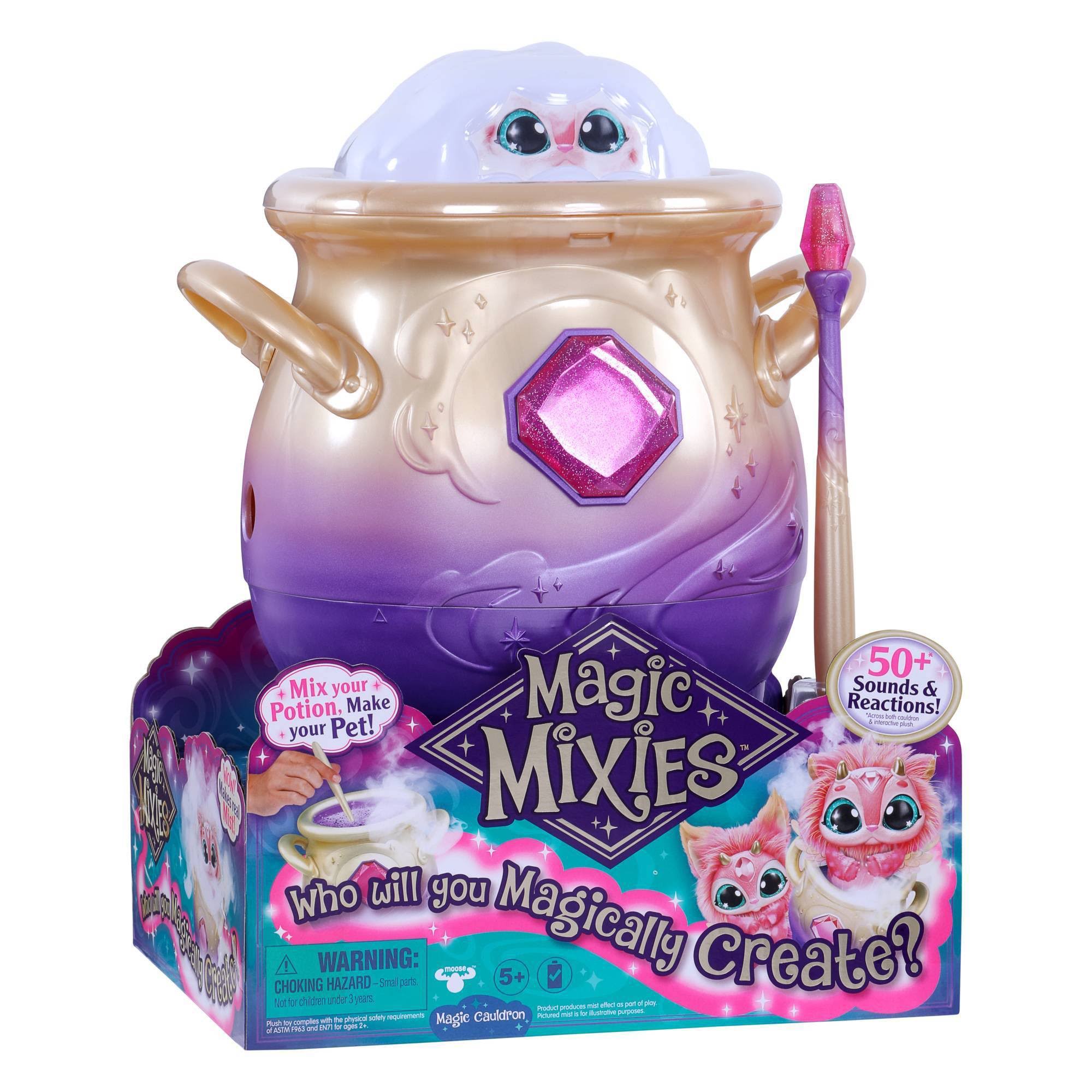 Magic Mixies Magical Misting Cauldron with Interactive Pink Toy ...