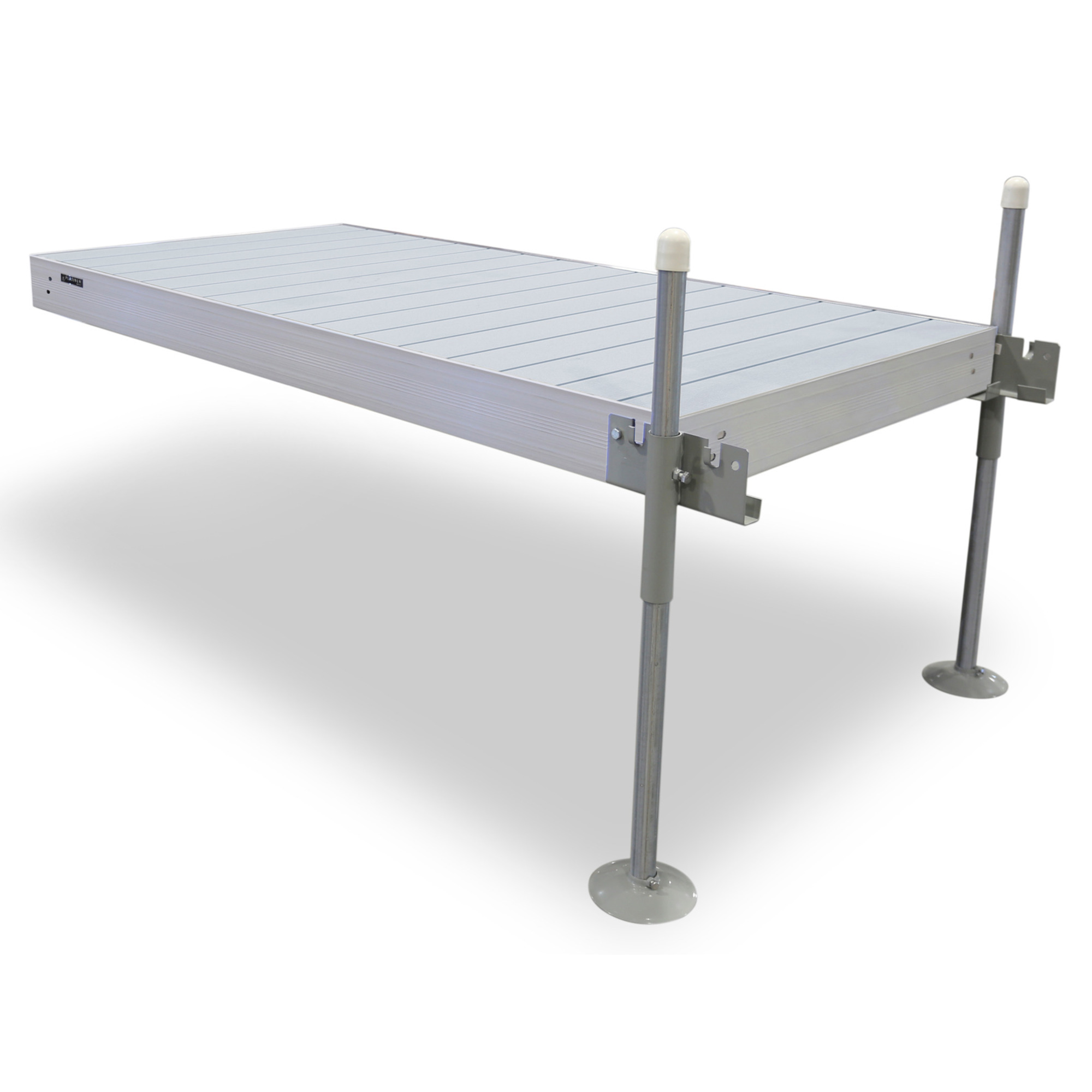 Tommy Docks, 8ft. Platinum Alum Dock Extension, Length 96 in, Width 48 in, Model# TDSAA-40009 ...