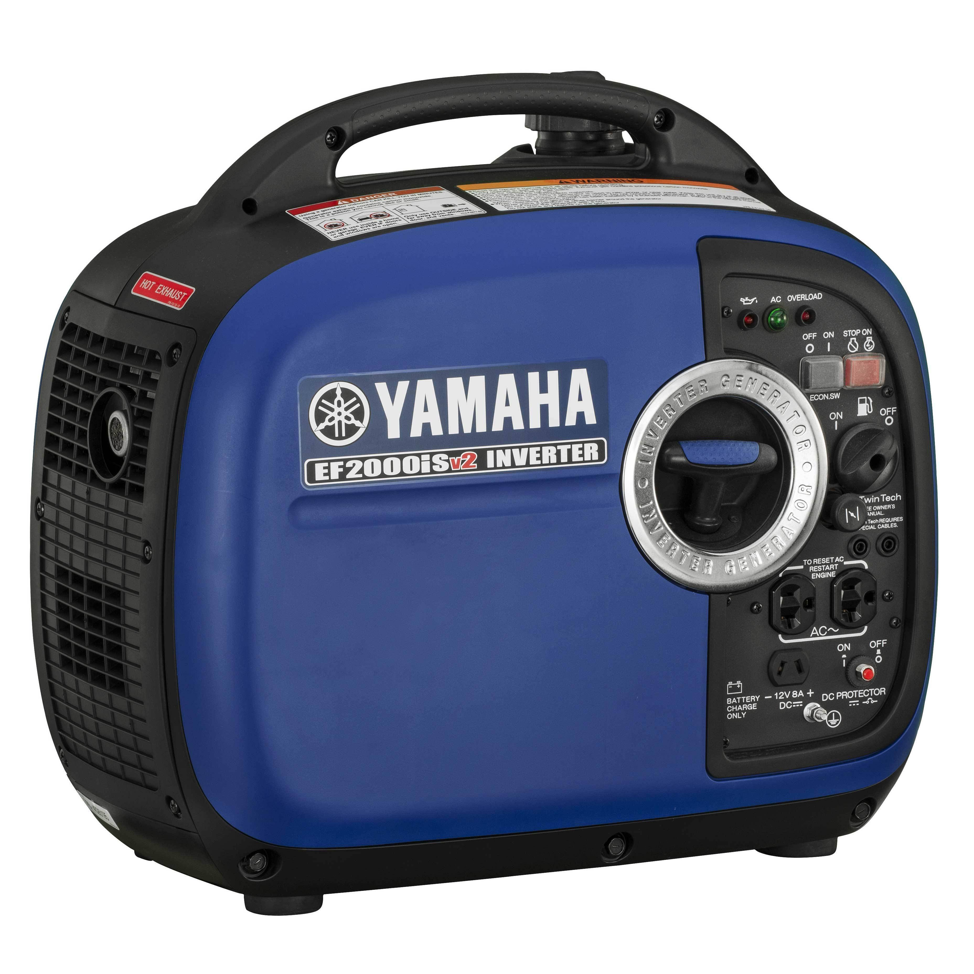Yamaha EF2000iSv2 Pure Sine Wave Portable Powerful Inverter Generator ...