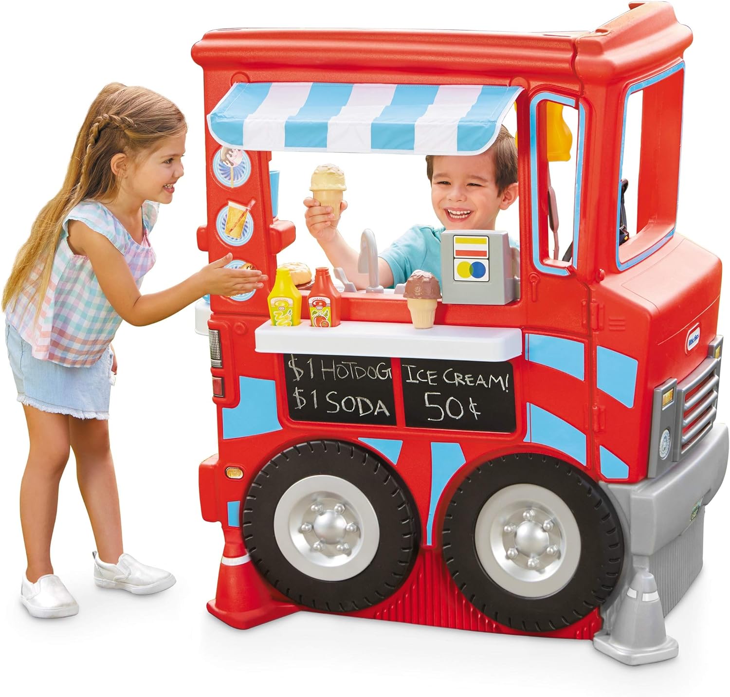 Little Tikes 2-in-1 Pretend Play Food Truck Kitchen - Refreshed - Lorphan