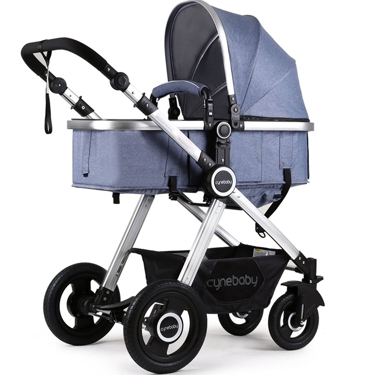 Newborn Baby Stroller Pram Stroller Folding Convertible Carriage Luxury ...