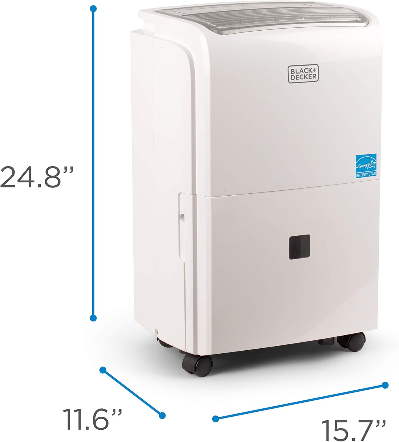 BLACK+DECKER 4500 Sq. Ft. Dehumidifier with Drain Pump for Extra Large ...