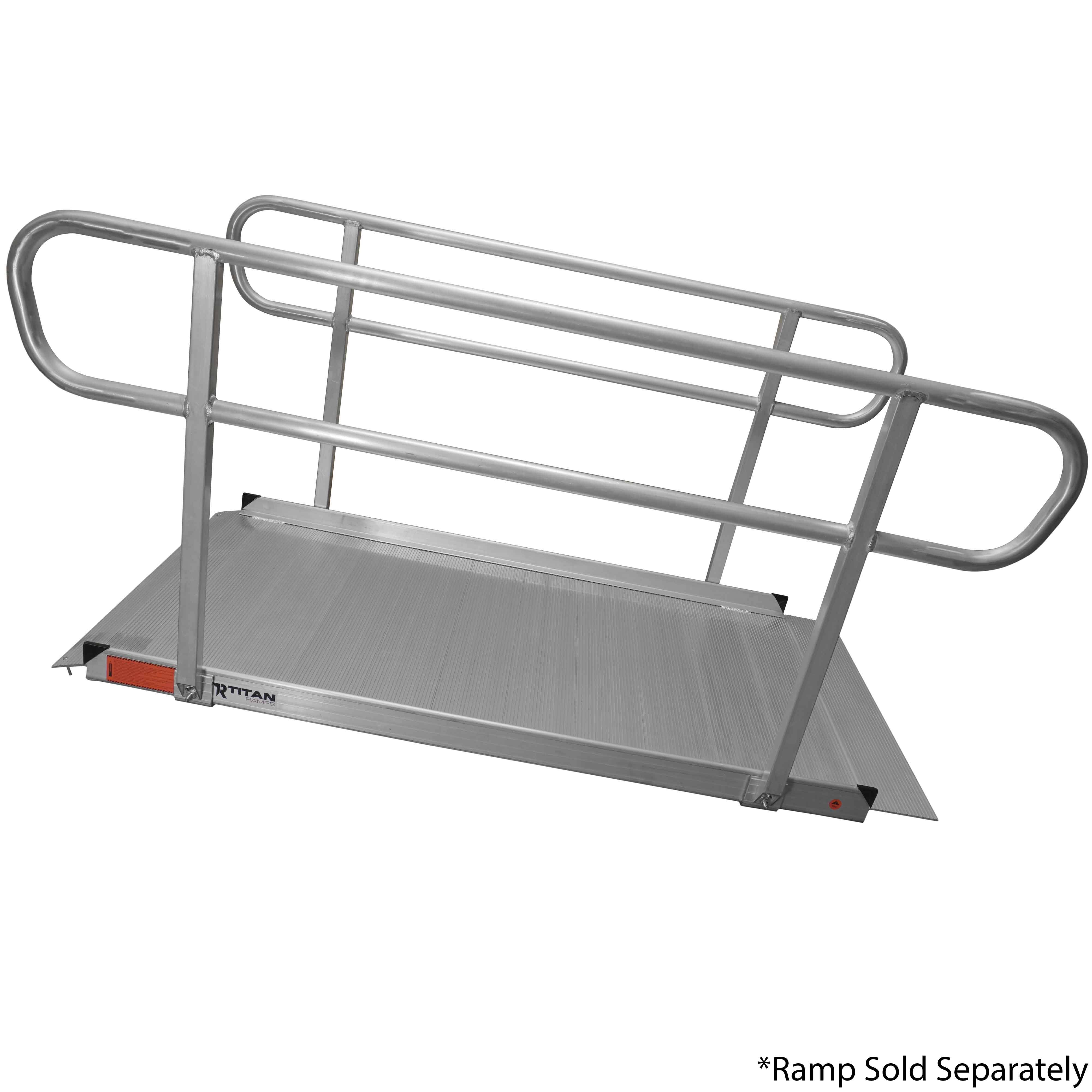 Titan 6& Wheelchair Entry Ramp Handrails Only - Revivalcandy