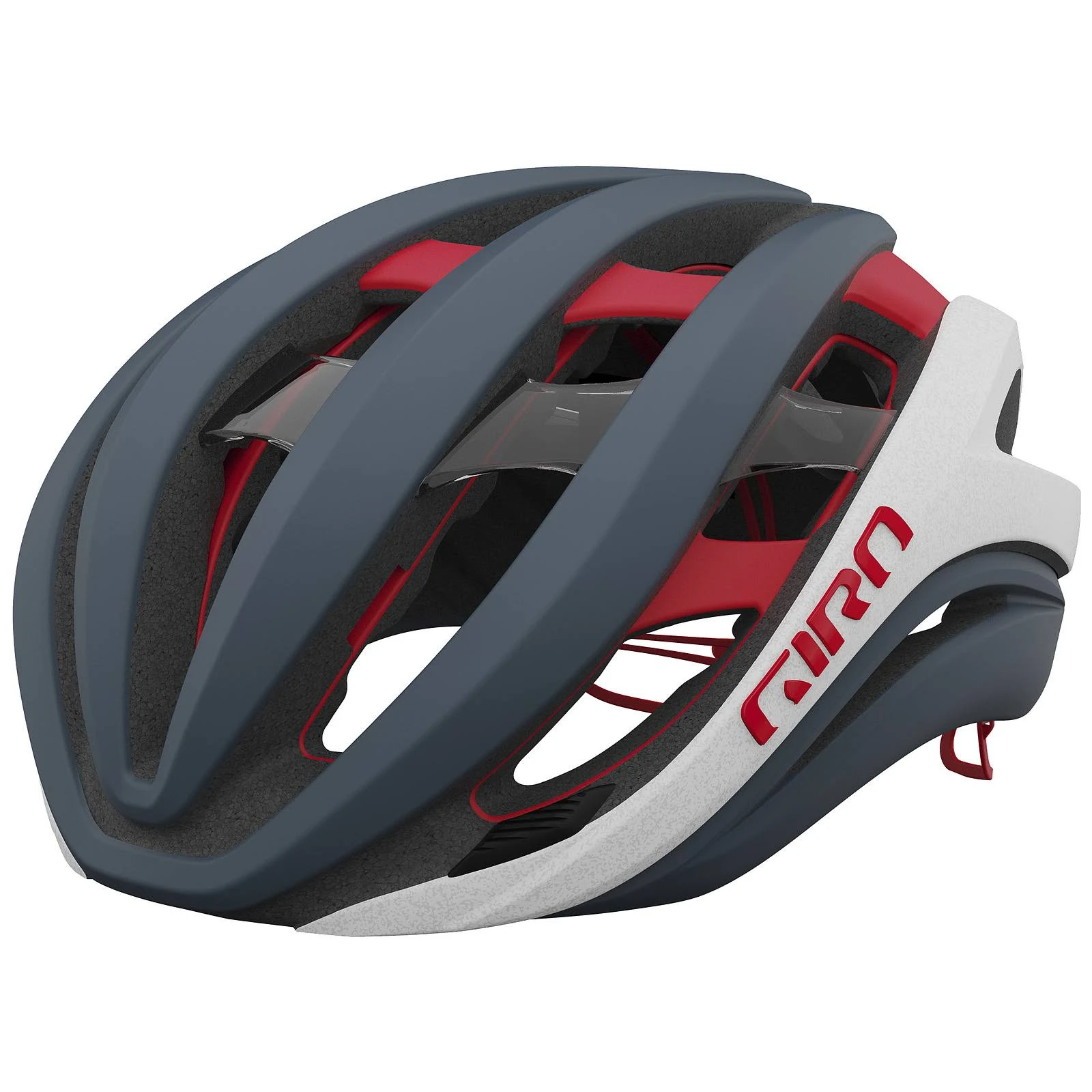 Giro Aether Spherical Matte Portaro Grey/White/Red / Medium - Revivalcandy