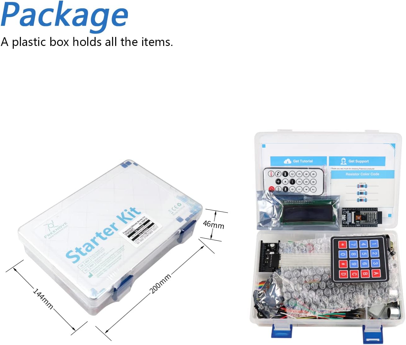 Freenove Ultimate Starter Kit for ESP32-WROVER (Contained) (Compatible ...