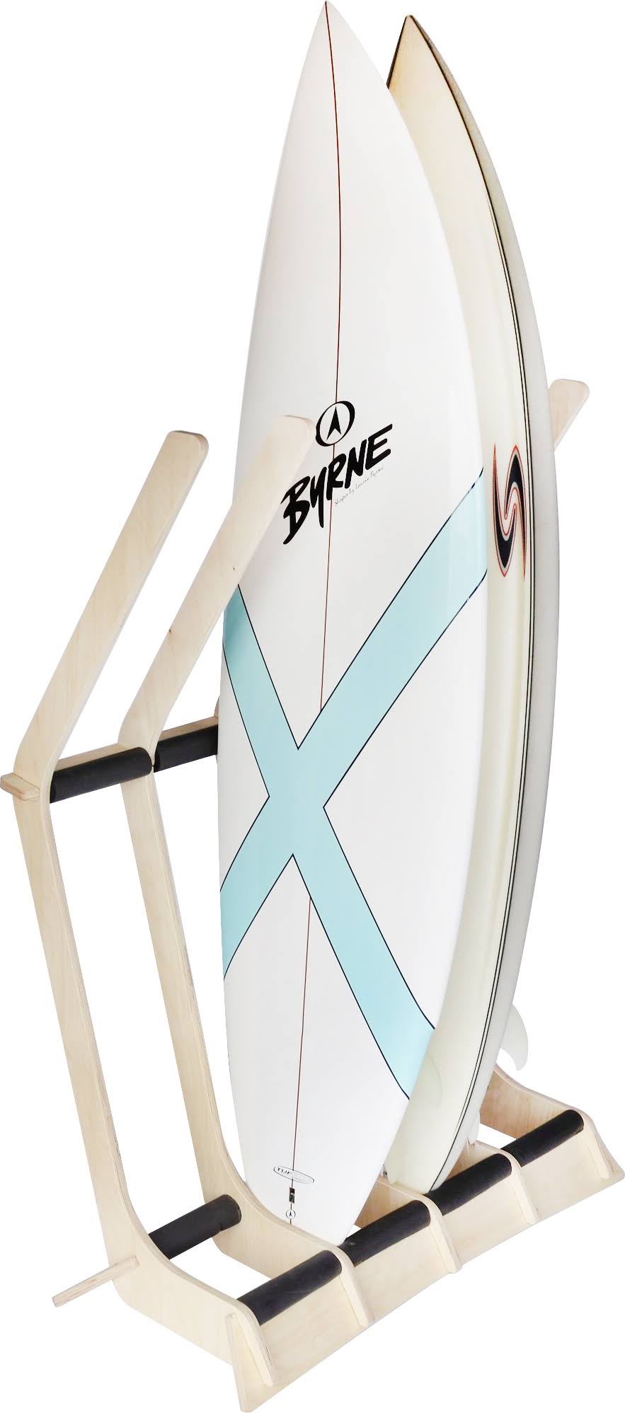 The Lineup Freestanding Surfboard Display Rack - Lorphan