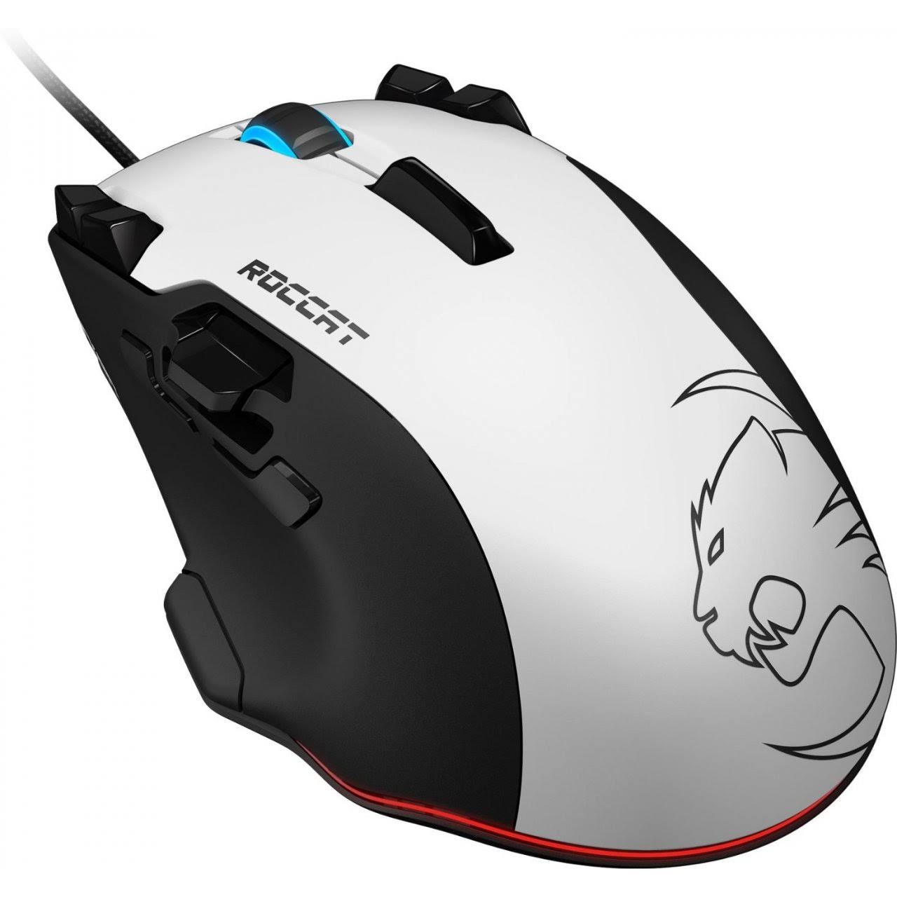 Roccat TYON All Action Multi-button Gaming Mouse, White - Revivalcandy