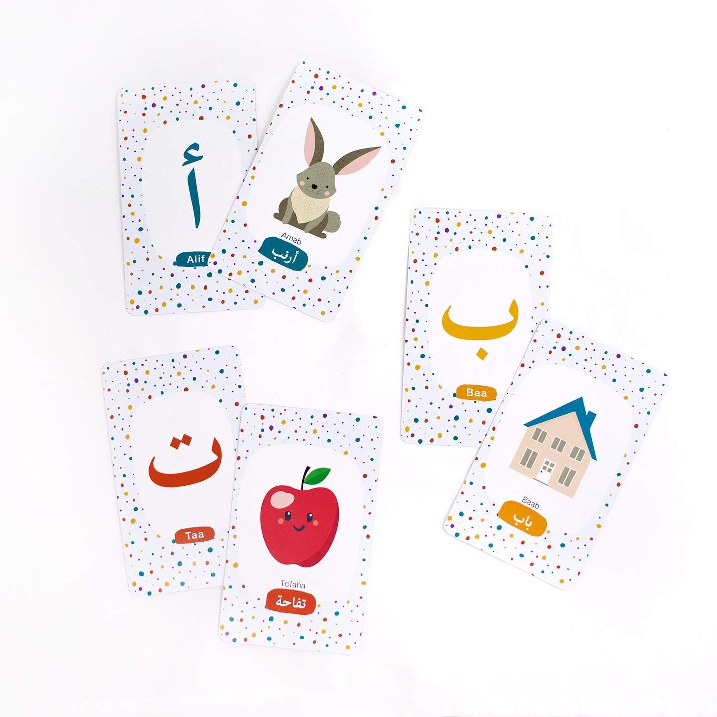 Flash Cards Arabic Flash Cards - Arabic Alphabet for Kids with English ...