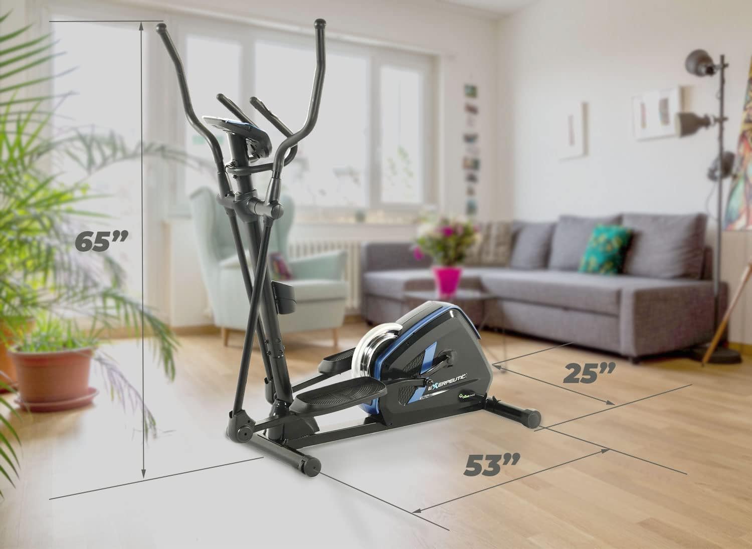 Cardio Training Magnetic Flywheel Elliptical Trainer Machine for Home ...