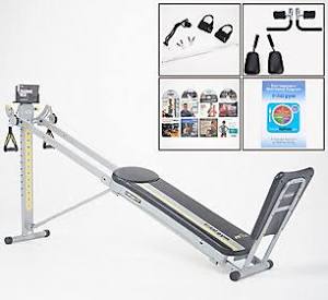Total Gym Fit Plus w/ 14 Resistance Levels and XL Squat Stand ,Blue ...