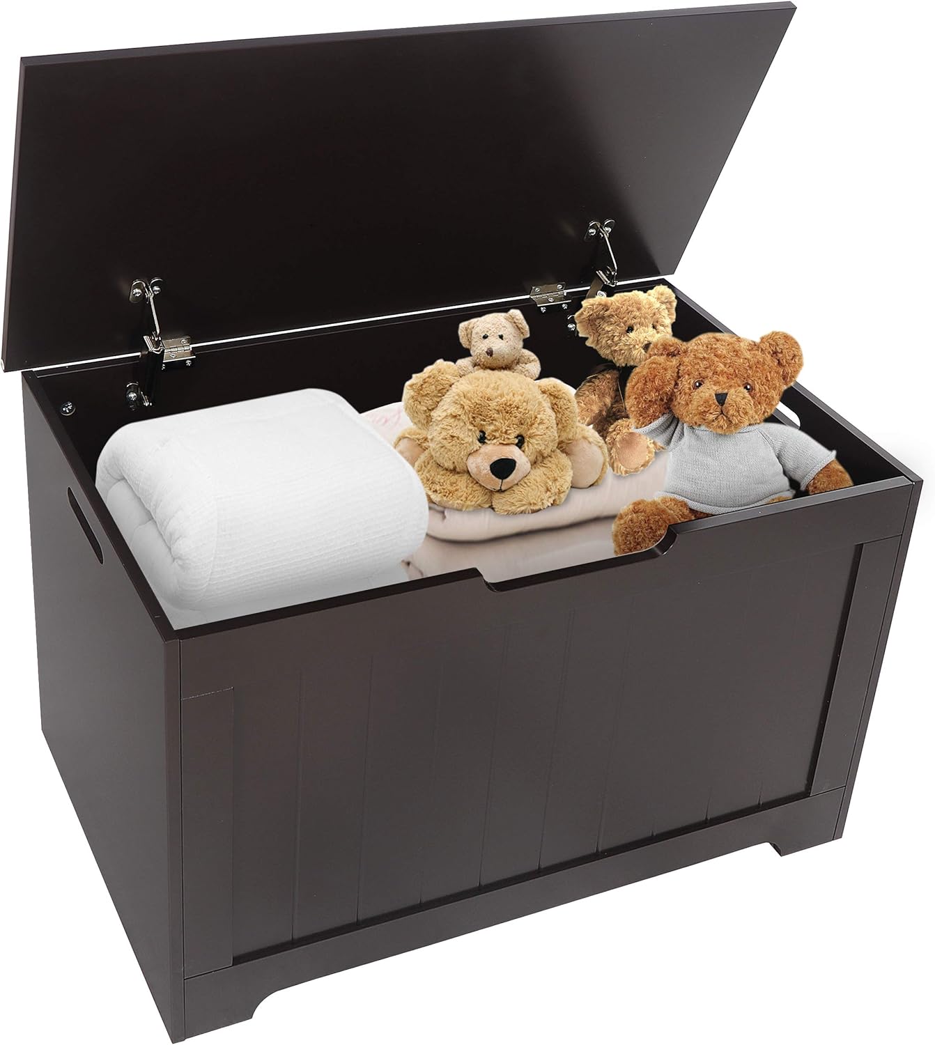 SUPER DEAL Wooden Modern Toy Box Kids Toy Box 30 in. Wide Toy Chest ...