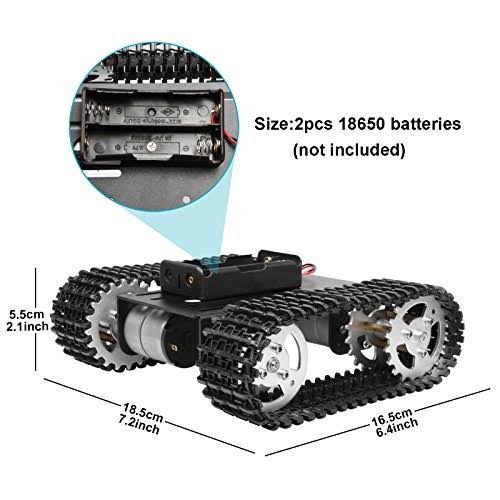 OTTFF Robot Tank Chassis Track Arduino Tank Chassis Raspberry DIY Stem - Revivalcandy