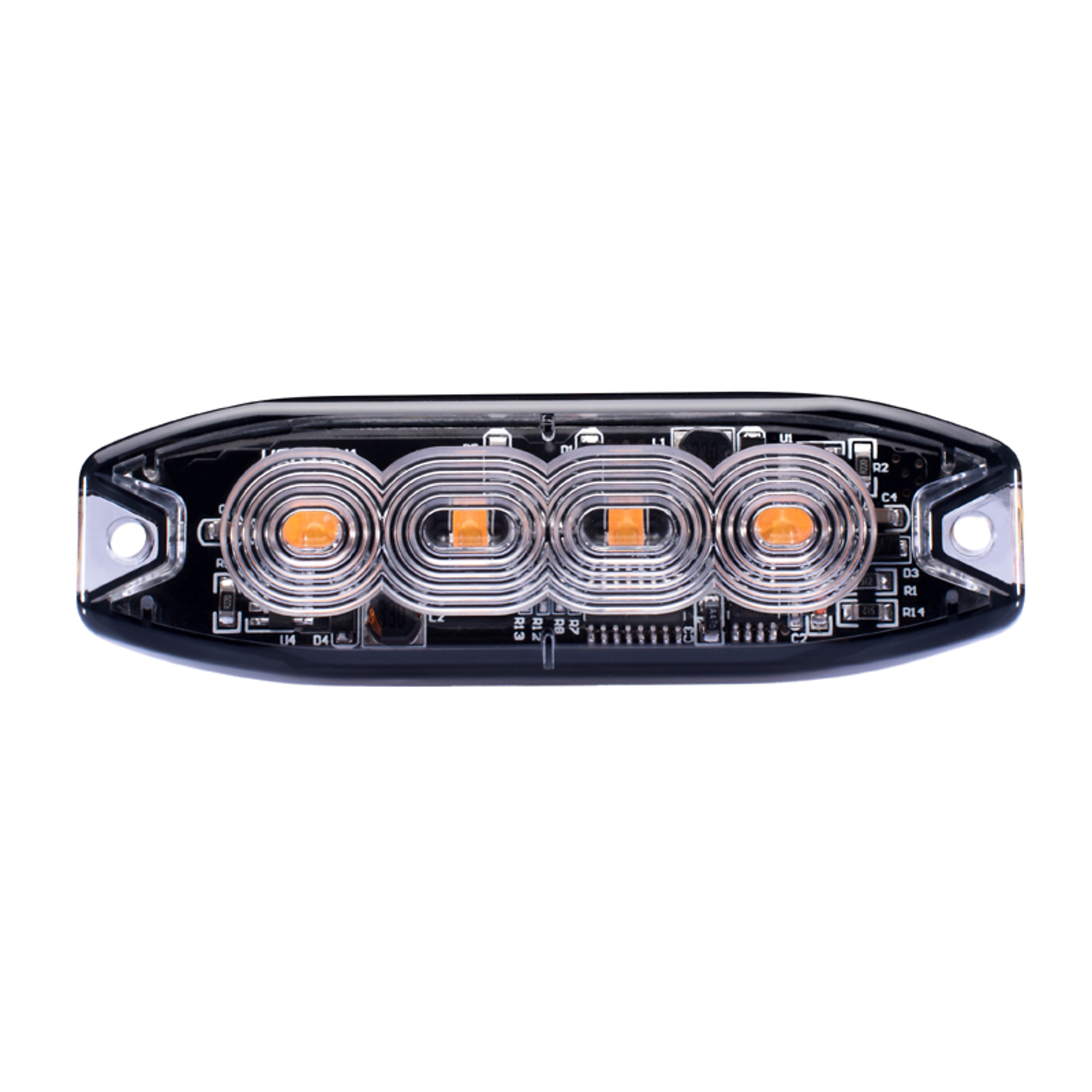 Race Sport Lighting, 4-LED WHITE-AMBER Strobe Pro Series marker strobe ...