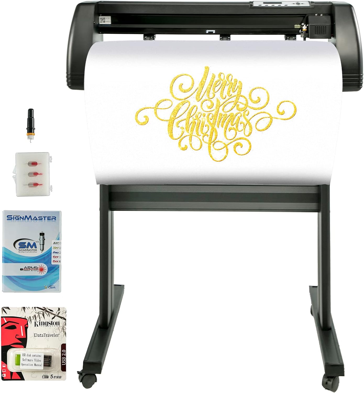 VEVOR Vinyl Cutter 34 Inch Plotter Machine Signmaster PC ONLY Software ...