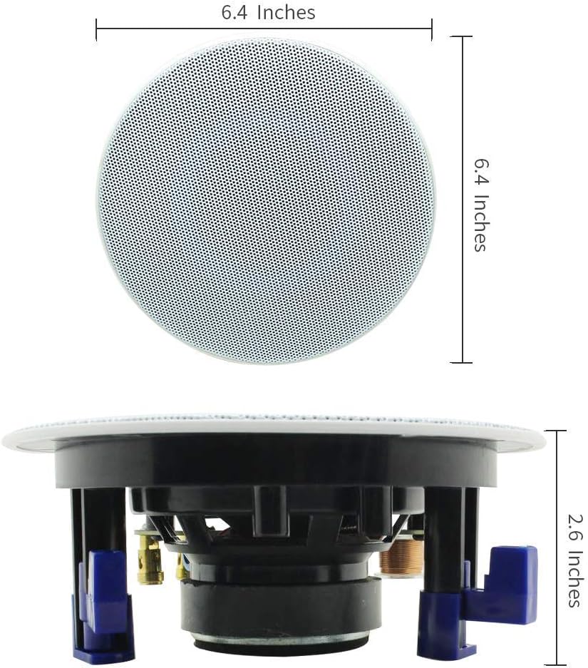 Herdio Home Audio Package Wall Mount Audio Control Amplifier Receiver ...