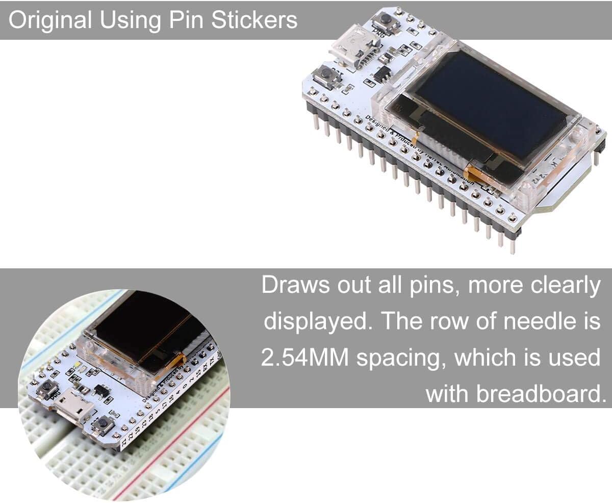 MakerFocus ESP32 Development Board Upgraded Version 8MB Flash, ESP32 WiFi Bluetooth, ESP32 OLED ...