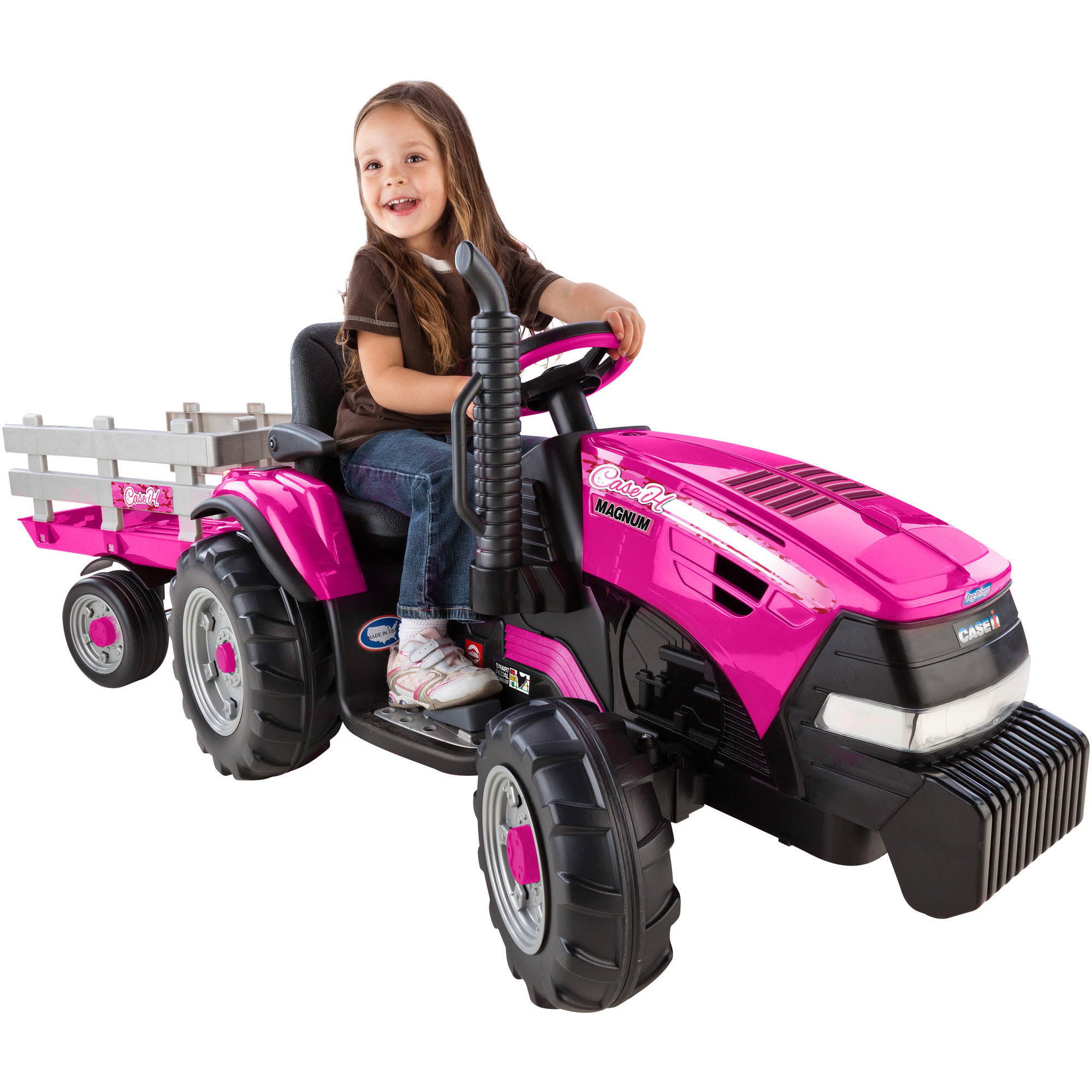 Peg Perego Case IH - Magnum Tractor - pink - Revivalcandy