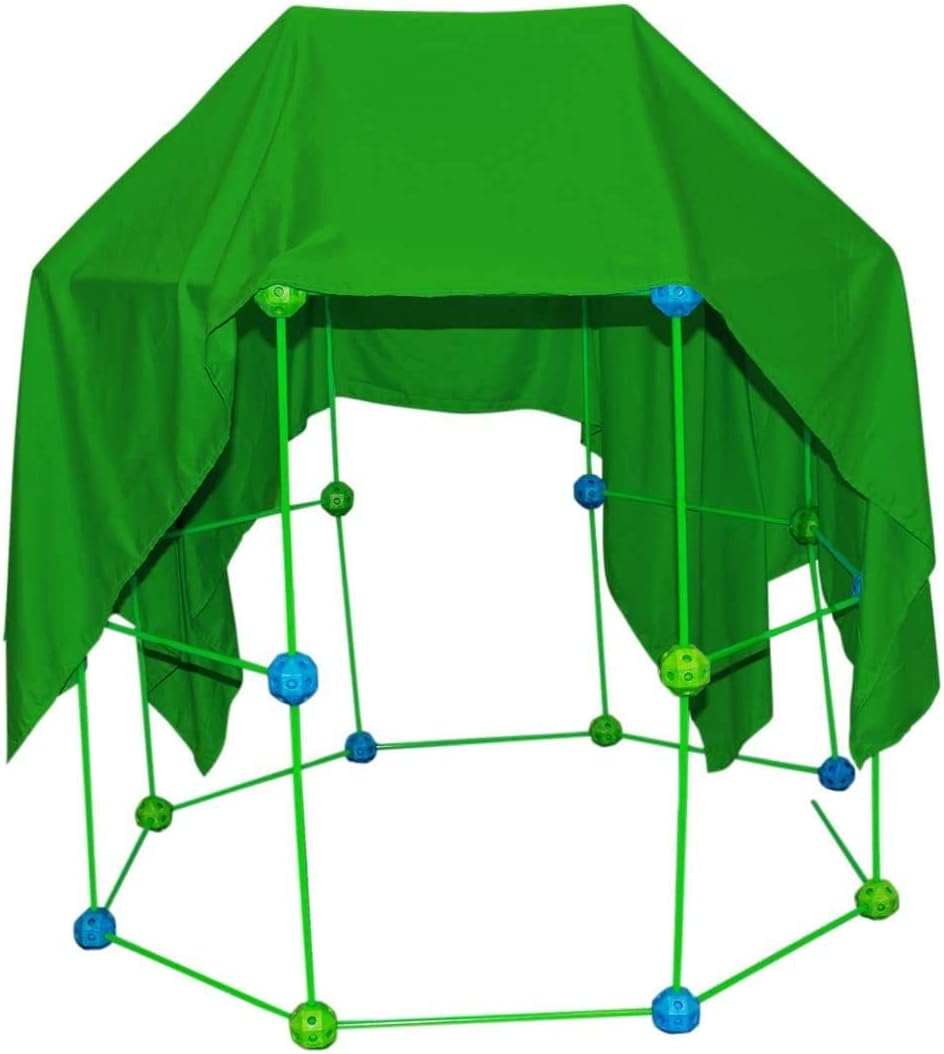 Building Sets 77 Pc Fort Building Kit with Glow in The Dark Sticks ...