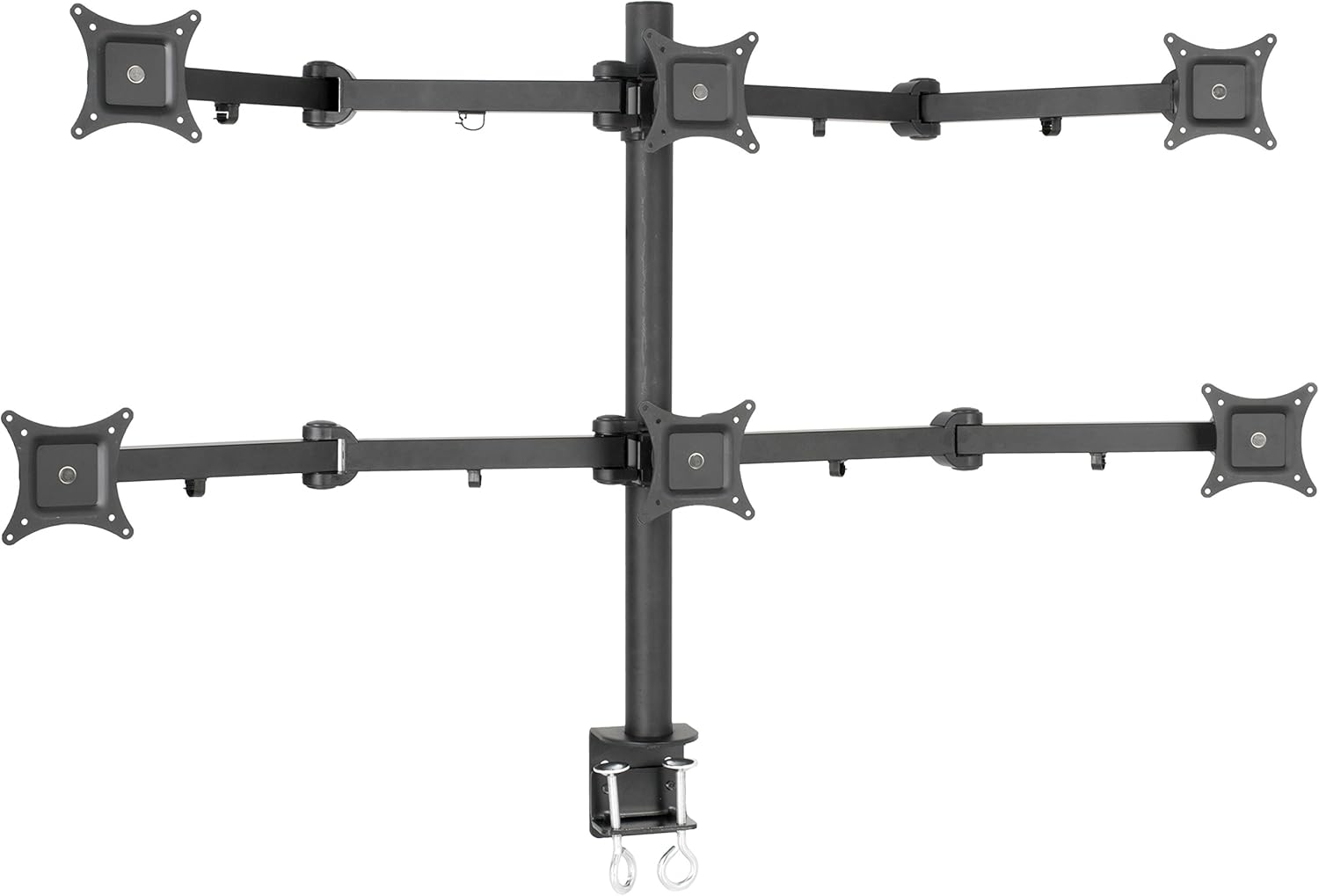 VIVO Hex LCD Monitor Desk Mount Stand Heavy Duty and Fully Adjustable ...