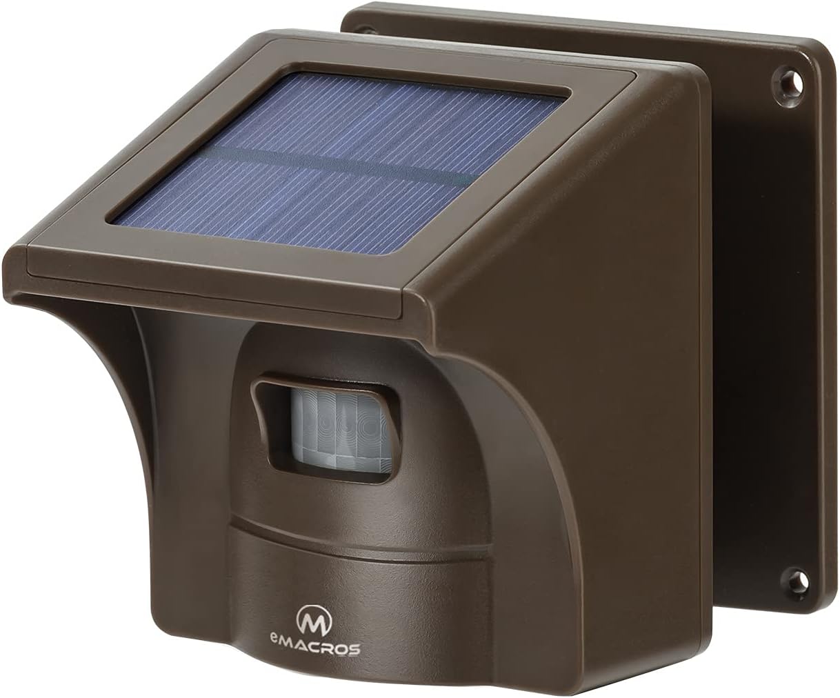 eMACROS Upgraded Smart Wireless Driveway Alarm,Long Range Solar-Powered ...