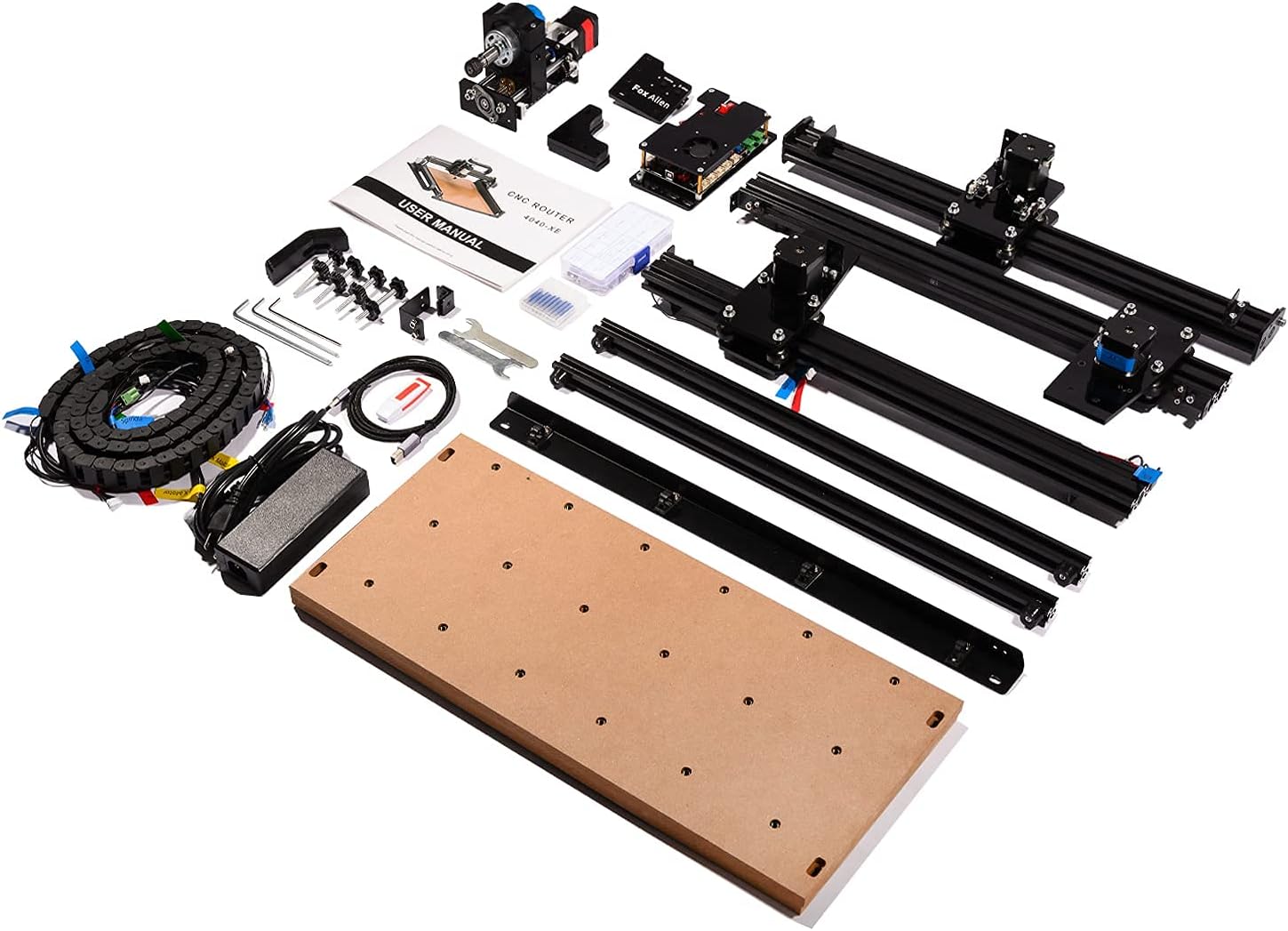 Masuter 4040 CNC Router Machine, 3-Axis Engraving Milling Machine 15 ...