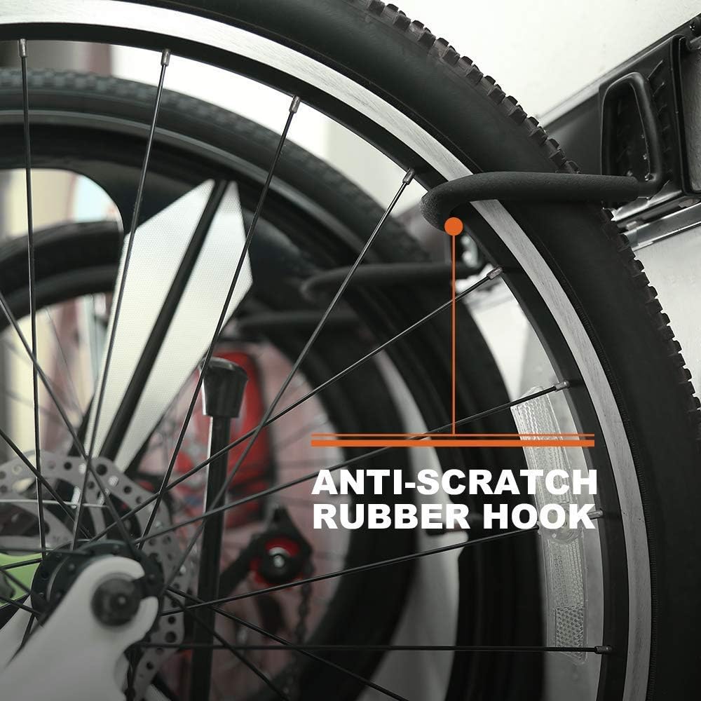 Wallmaster Bike Rack Wall Mount, Bike Storage Rack Indoor Bike Storage ...