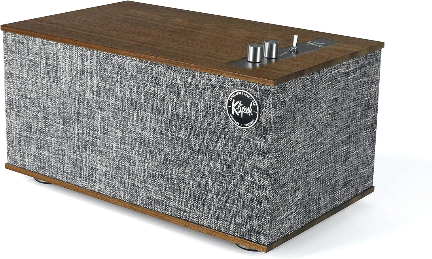 Klipsch Heritage Wireless The Three II Tabletop Stereo in Walnut ...