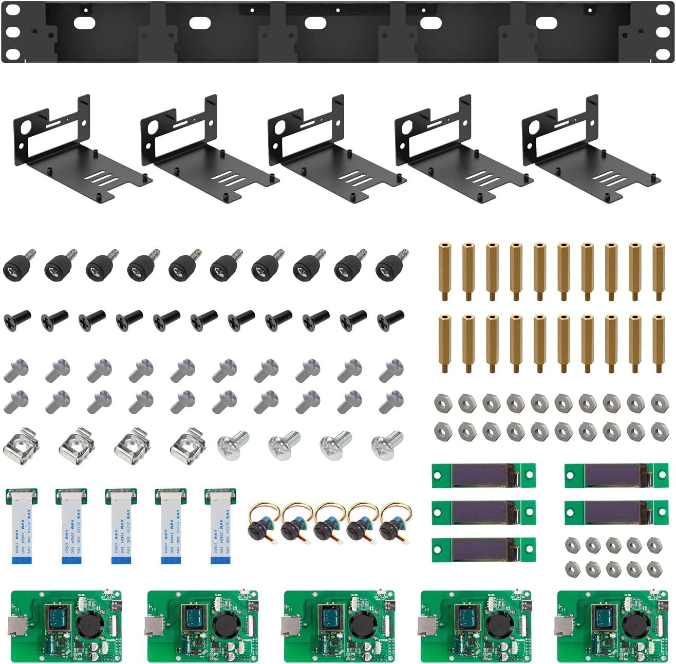 Computer Components Complete Ultimate Raspberry Pi Rack Mount Enclosure ...