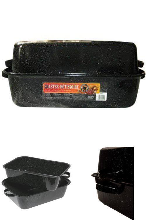 Granite Ware Covered Rectangular Roaster - Revivalcandy