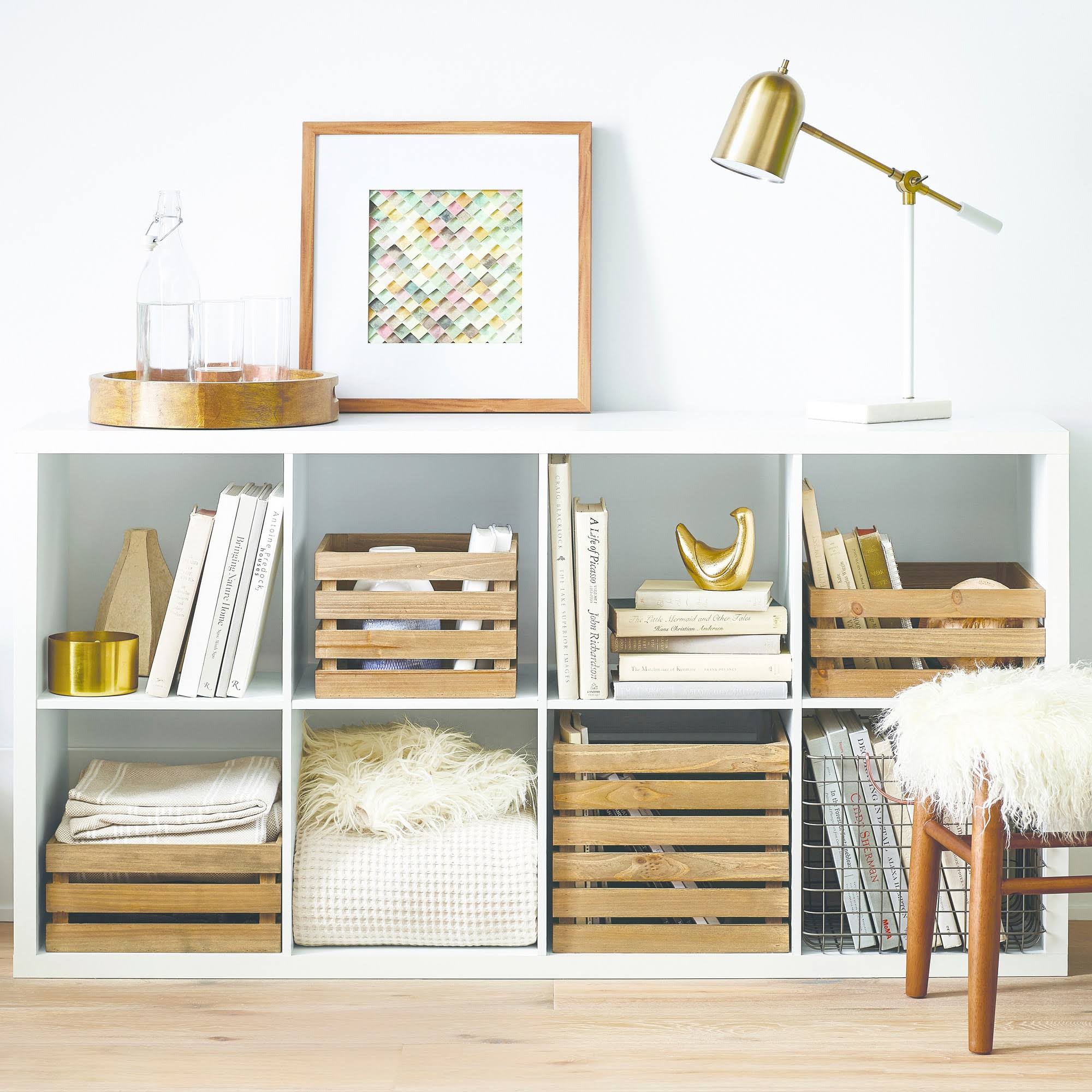 Threshold 8-Cube Organizer Shelf (White) - Revivalcandy