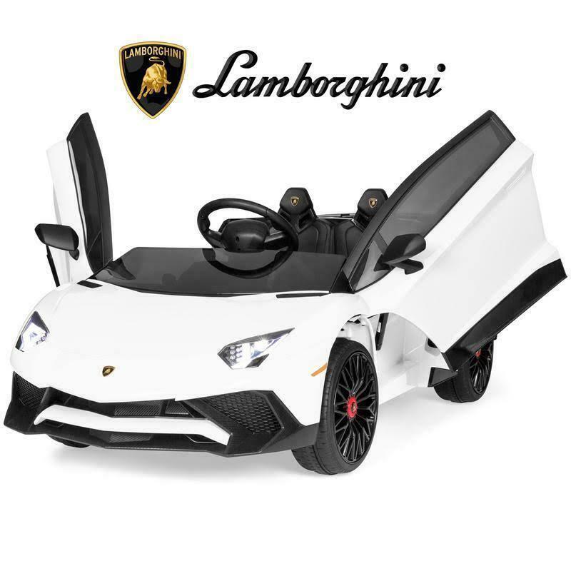 Best Choice Products Kids 12V Ride on Lamborghini Aventador SV Sports ...