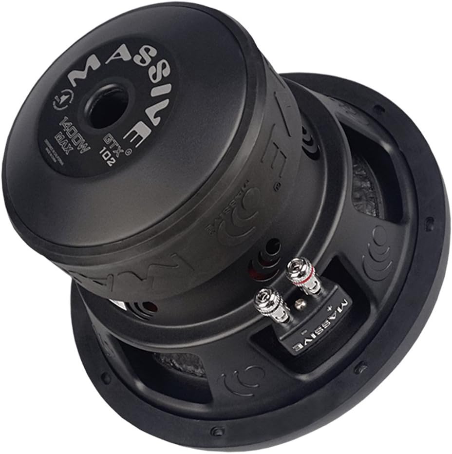 Massive Audio GTX102 – 10 Inch Car Audio Subwoofer, High Performance ...
