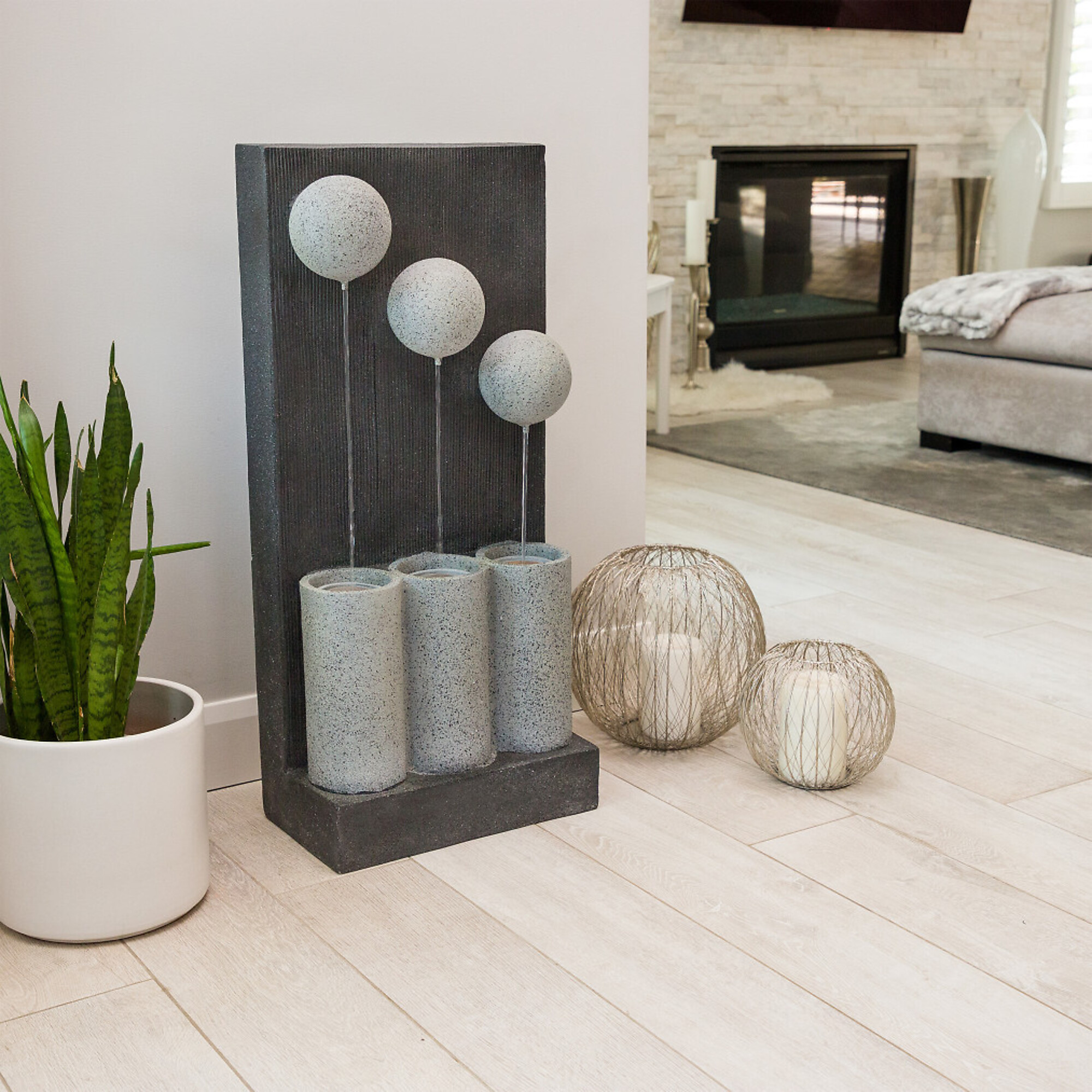 Alpine Corporation, Calming Infinity Fountain with LED Lights 3-Tier ...