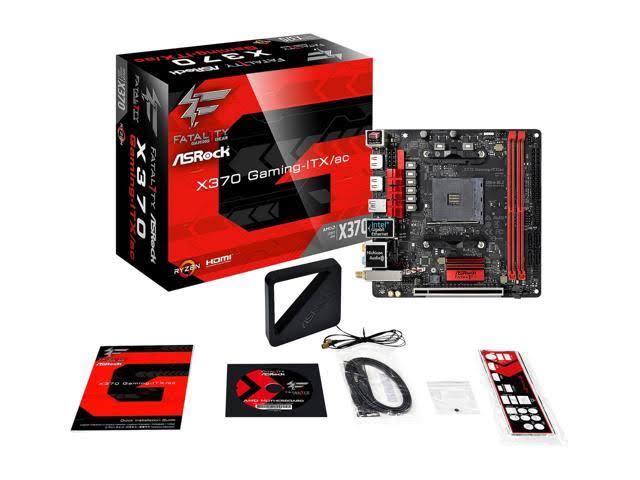 ASRock Mini-ITX Motherboards X370 GAMING-ITX/AC - Revivalcandy