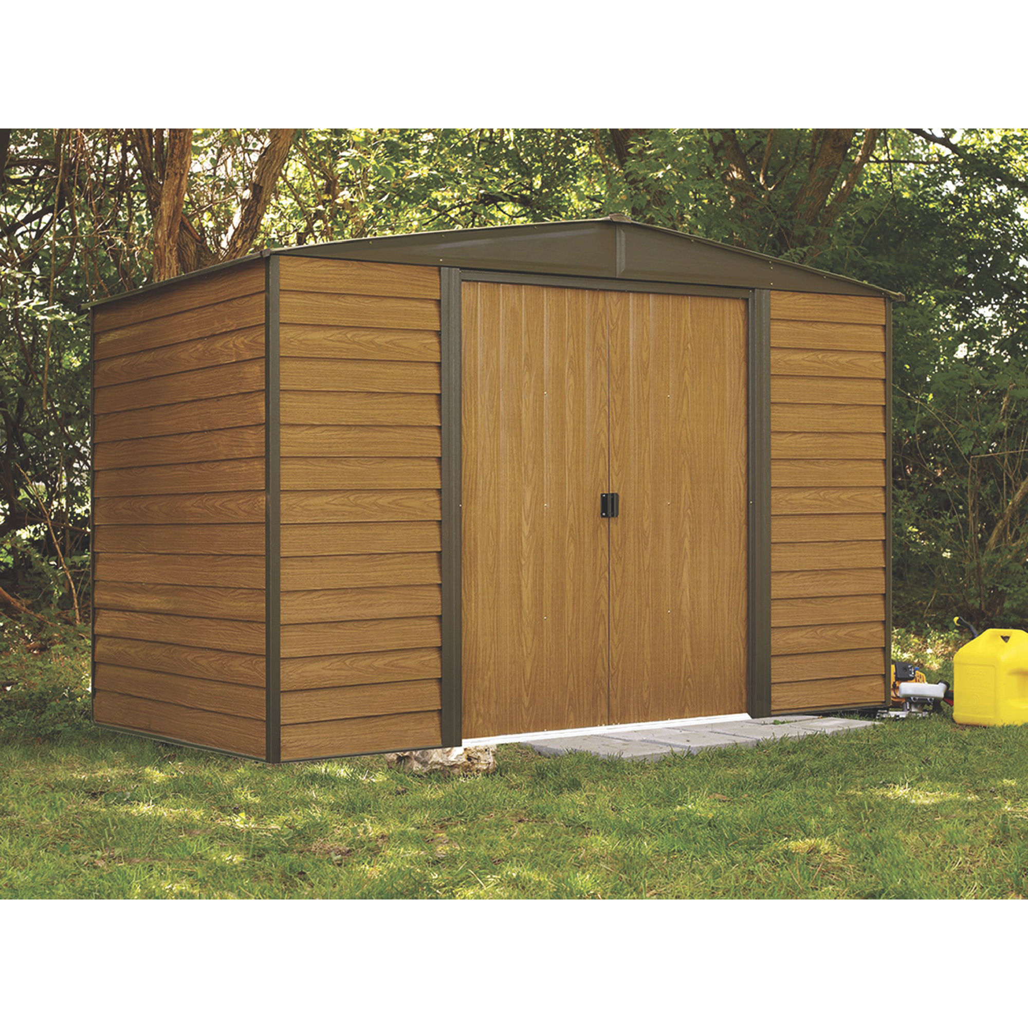 Arrow Woodridge Storage Building, 10ft.L x 6ft.W x 5ft.11in.H, Model ...